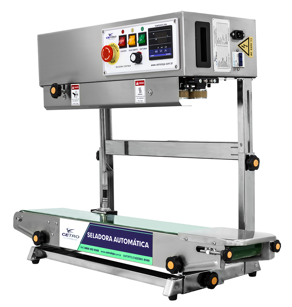 Seladora Automática Contínua Vertical SA 900 LW - Cetro Máquinas - Cetro