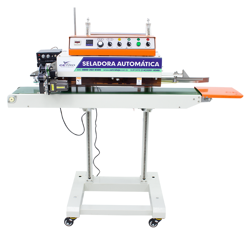 Seladora Automática Contínua Robusta com Datador - Cetro Máquinas - Cetro