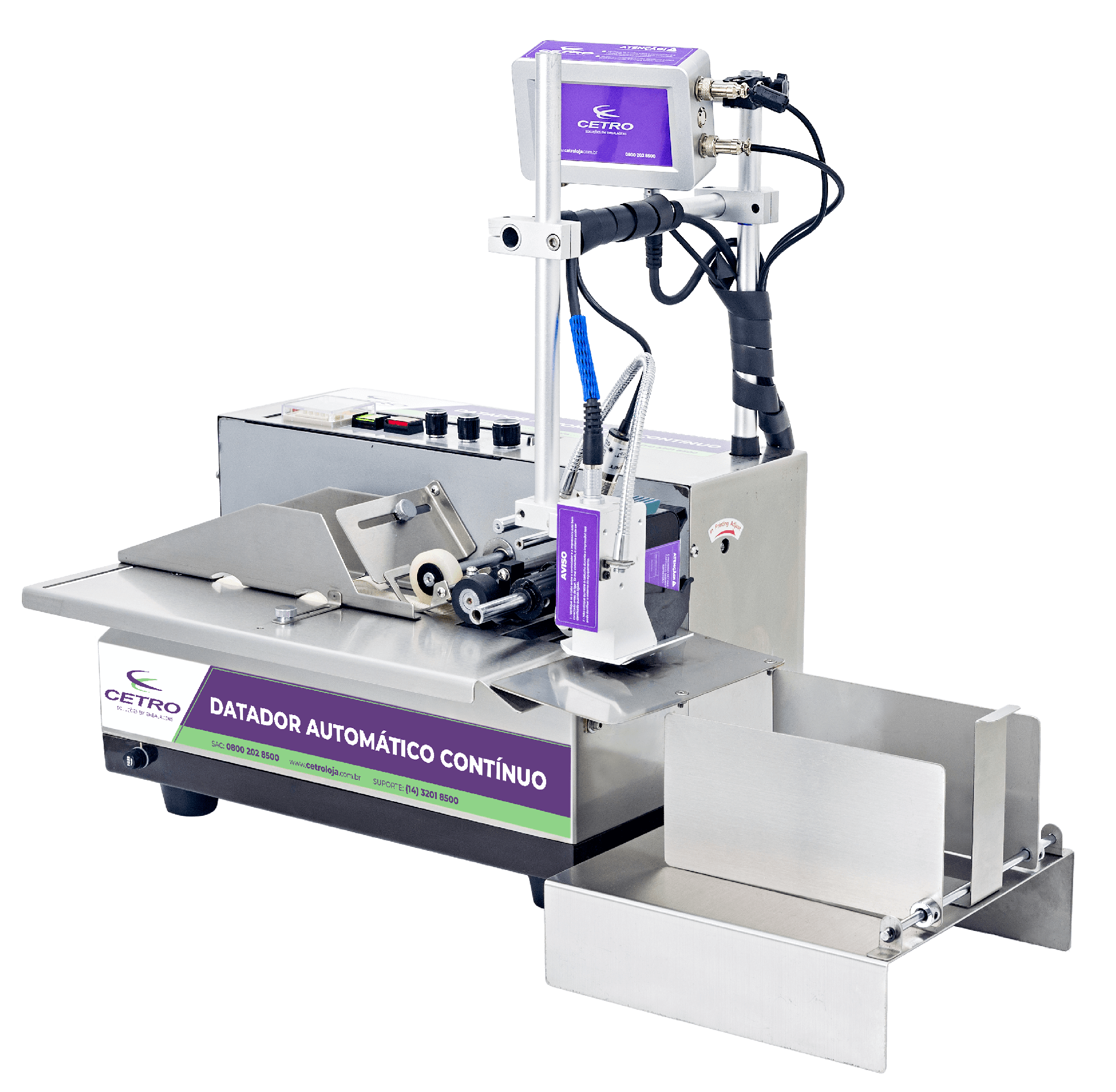 Datador Inkjet Automático Contínuo - Cetro
