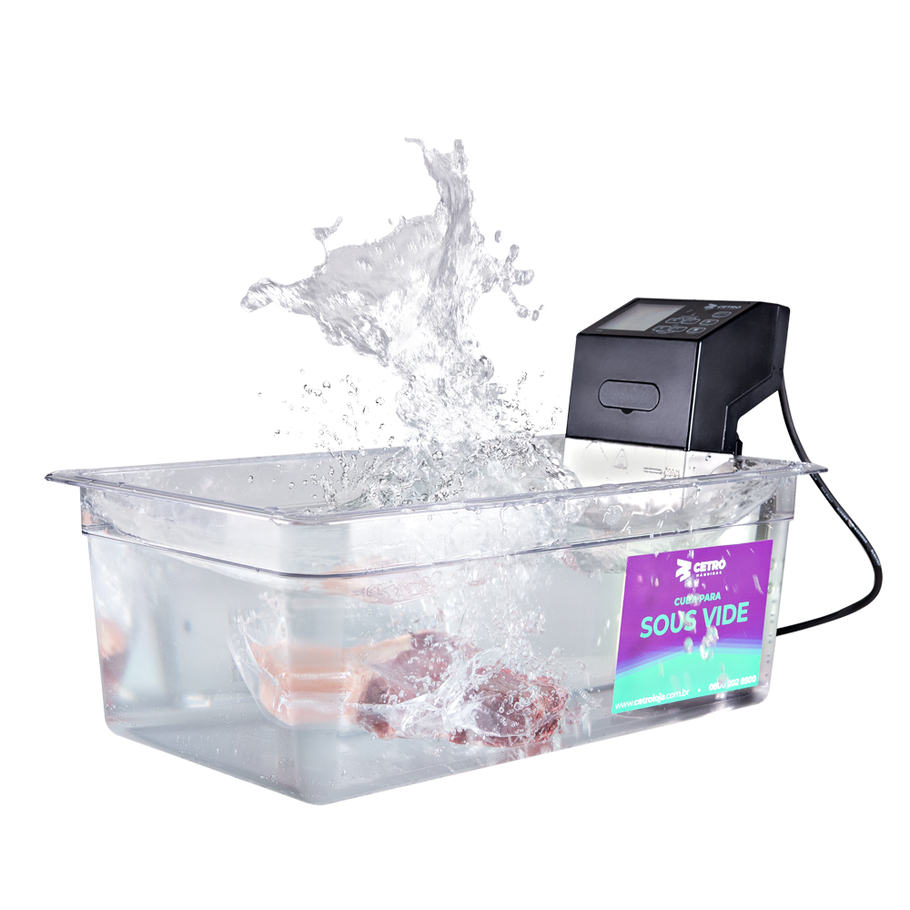 Sous Vide SV 100 + Cuba de Acrílico - 25 Litros - Cetro
